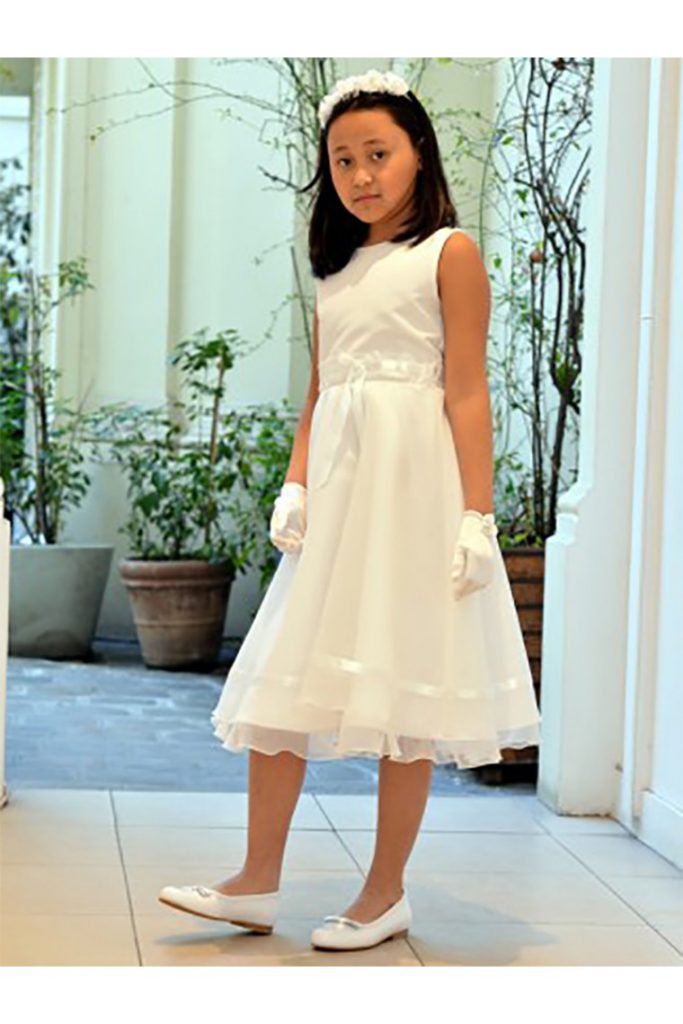 Robe de communion Cassandre écru - Edelweiss Paris